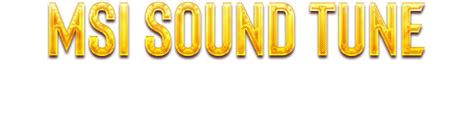 MSI Sound Tune