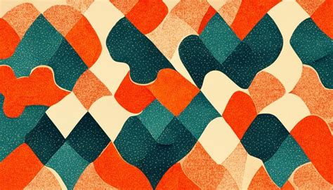 Premium Ai Image There Is A Colorful Abstract Design With A Lot Of Shapes Generative Ai