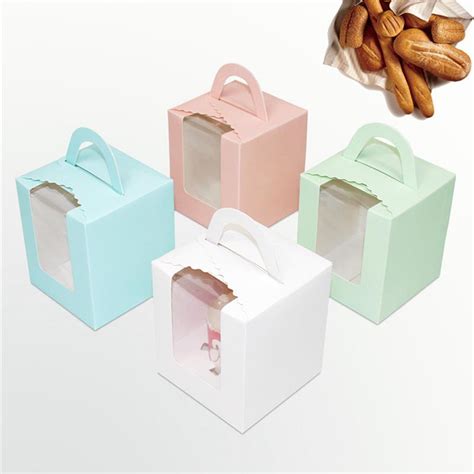Cute Mini Biscuit Candy Box Single Muffin Box Port Grandado