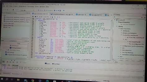 De1 Soc Fpga Board Vga Implementation With Dcm Ip Youtube