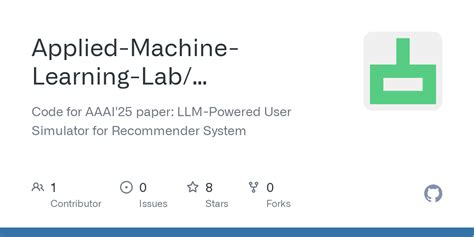 Github Applied Machine Learning Labllmusersimulator Code For Aaai25 Paper Llm Powered