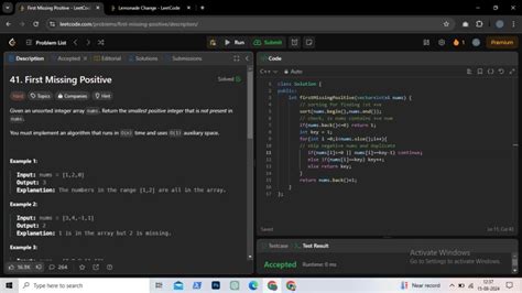 How I Solved First Missing Positive Problem On Leetcode Shivam
