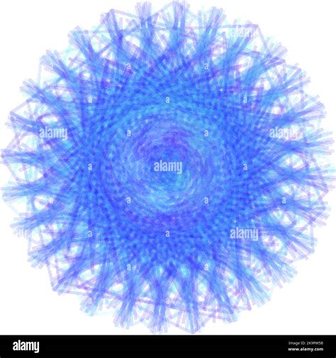 Abstract Decorative Spirograph Circular Element Vector Shape Stock