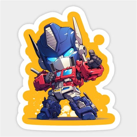 Optimus Prime Optimus Sticker Teepublic