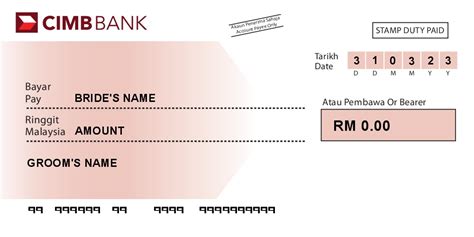 Custom Mock Cheque Printing Malaysia Image Magic