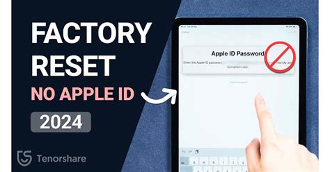 How To Factory Reset Ipad Without Apple Id Password Easy