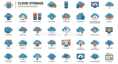 Comprehensive Iaas Icon Stock Illustrations 4 Comprehensive Iaas Icon