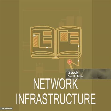 네트워크 인프라를 보여주는 작성 하는 개념적 손 비즈니스 사진 텍스트 하드웨어 및 소프트웨어 리소스에 연결 0명에 대한 스톡