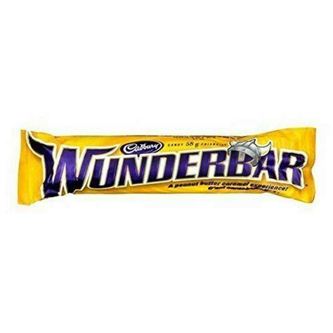 Cadbury Wunderbar Milk Chocolate Peanut Butter And Caramel