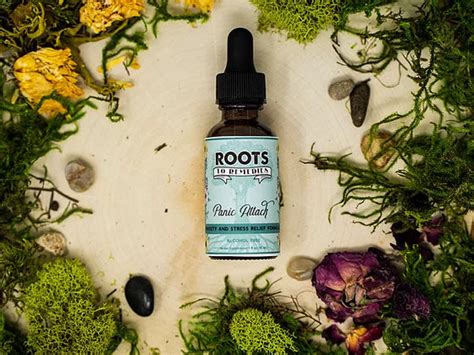 “panic Attack” Anxiety And Stress Relief Herbal Extract Roots To Remedies