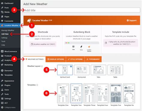 How To Add Weather Widgets In WordPress Easy Steps Location Weather