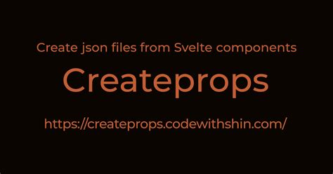 Createprops