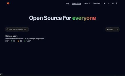 Opensource Cms Blog Tallstack Webdevelopment Php Farouk Salah