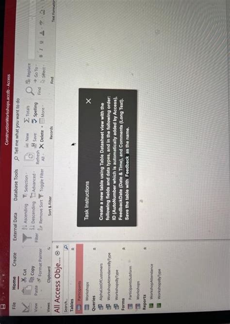 solved task instructions create a new report using the