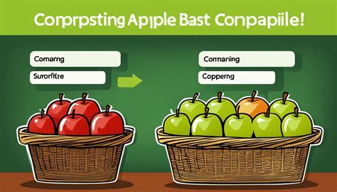 Apples To Apples Comparing And Contrasting For Fun