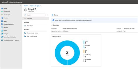 Prtg Monitoring Intune App Installation States