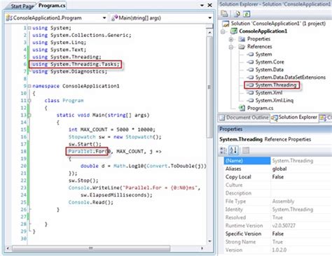 在 NET 中使用Parallel For 黑暗執行緒