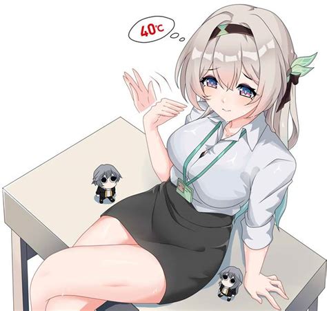 崩坏：星穹铁道 穹 女孩 流萤图片 尺寸2000x1900 Bobopic