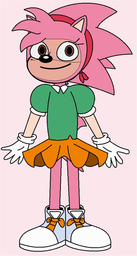 Marco Diaz Is Wearing A Classic Amy Rose Mii Cosplay Girl Costumes
