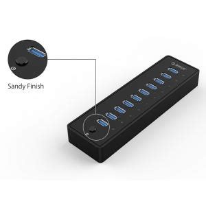 Orico P U Ports USB Data Hub With Power Adapter For Computer Laptop Flash Drive Martview