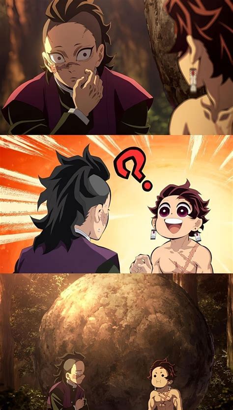 Tanjiro And Genyas Last Meeting Disegni Demone