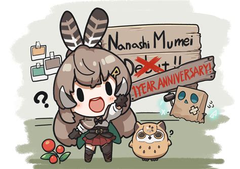 Nanashi Mumei Friend And Hootsie Hololive And More Drawn By