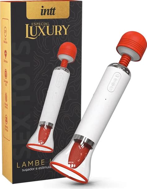 Vibrador Sugador Clitóris Com Língua Estimuladora Intt Lambe Lambe Sex Shop