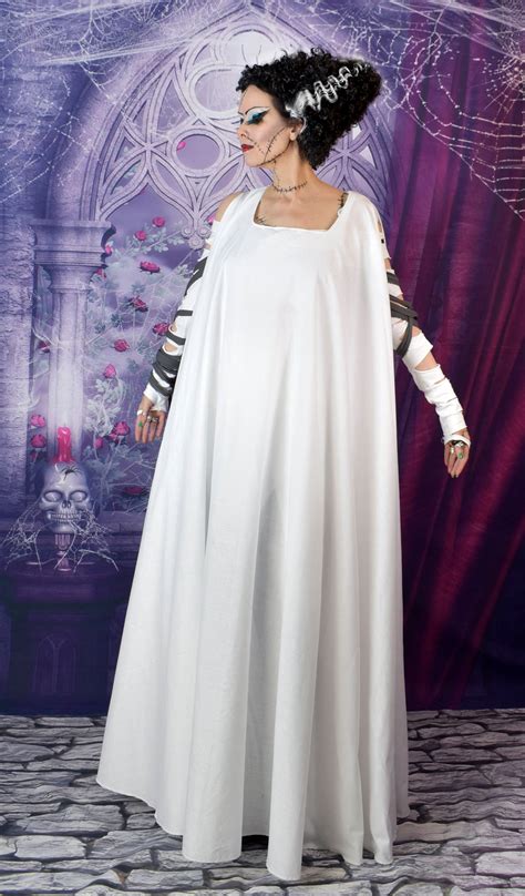 Bride Of Frankenstein Costume Made To Measure Outerdress And Gloves