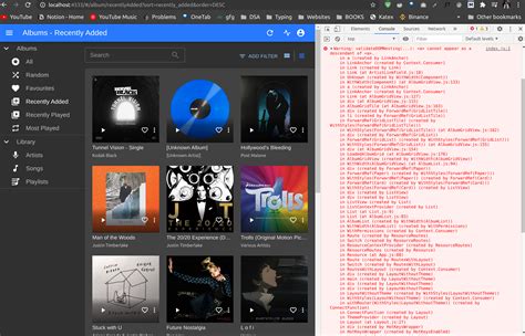 Unwanted Consolelog Error Thrown By The Browser · Issue 921 · Navidromenavidrome · Github
