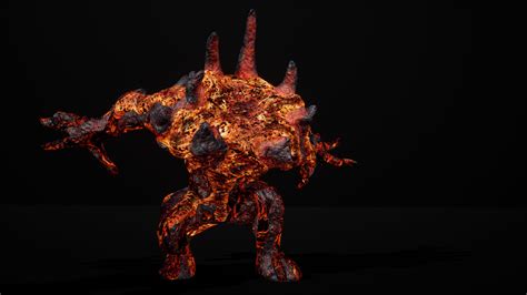 Hell Demonic Defender Golem Hell Demonic Defender Golem