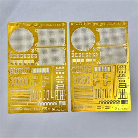 Impact 116 Scale Tamiya King Tiger Brass Photo Etch Kit Rc Tank Legion Shop