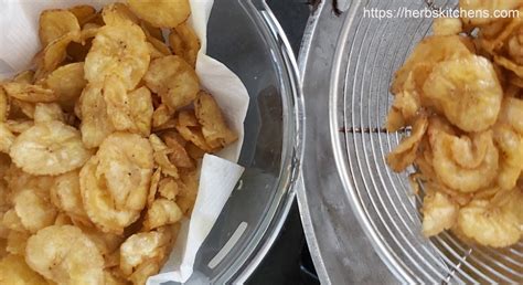 Yellow Banana Chipscrispy Banana Chips Kerala Style Herbskitchens