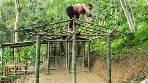 How To Build Bamboo House Make Kitchen House 2021 Lý Thị Ca Ep72 Bamboo House Bamboo
