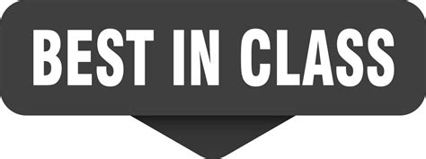 Best In Class Sticker Sign Royalty Free Vector Image