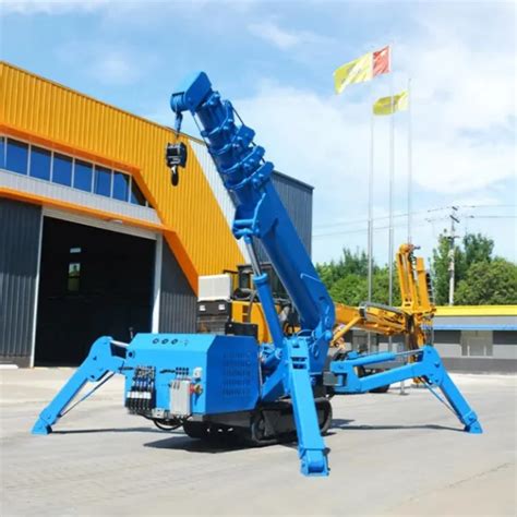 Mini Spider Crane Crawler Crane With Hydraulic Telescopic Outrigger