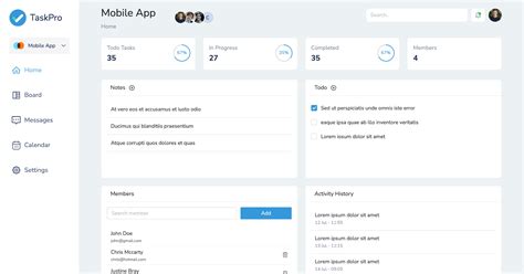 Taskpro Mobile And Web Task Management App By Code Ui Codecanyon