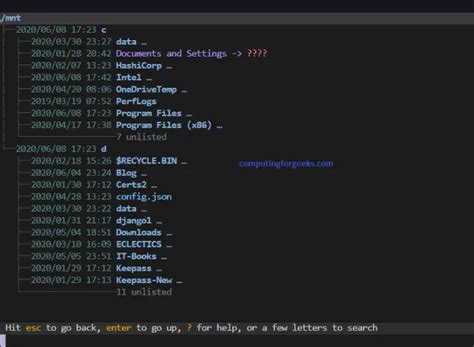 Broot Easy Way To See And Navigate Directory Trees In Linux Computingforgeeks