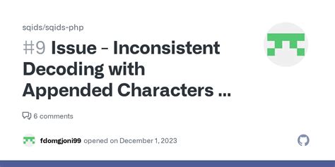 Issue Inconsistent Decoding With Appended Characters In Sqid Issue