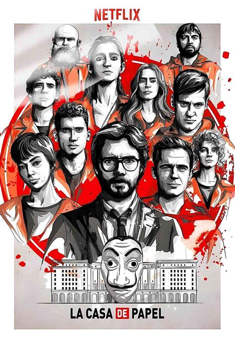 Money Heist Series La Casa De Papel Movies Posters Metal Posters