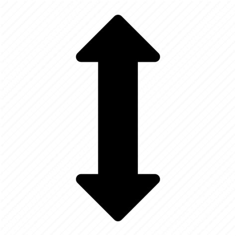 Arrow Resize Vertical Icon