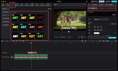Text Effects Add Fun Text Effects To Video Free Online