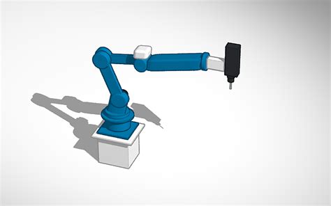 3d Design 6 Dof Robotic Drilling And Router Cell Yaskawa Gp25 Tinkercad