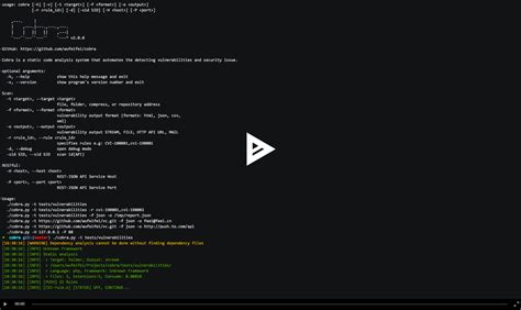 github feeicn cobra source code security audit 源代码安全审计
