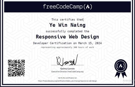 I Am Thrilled To Share That I Have Recently Earned The Javascript Algorithms And Data Structures