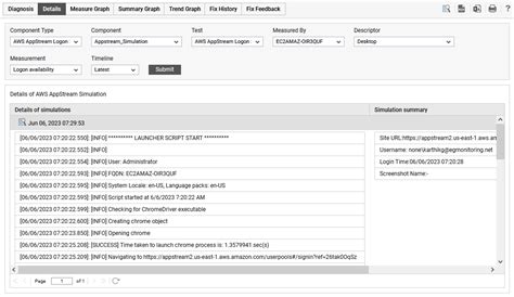 Simulator Dashboard