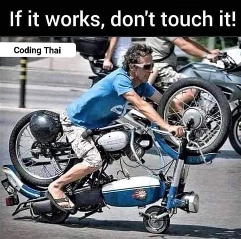 Ram Prakash On Linkedin First Rule Of Coding Club 1 If It Works Dont