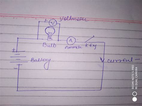 Draw The Electric Circuit Diagram For Bulb