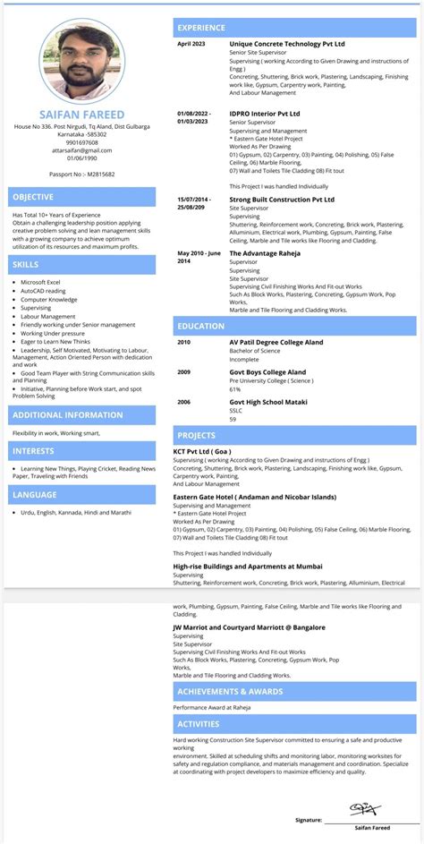 Saifan Attar On Linkedin Hi Everyone Im Looking For A Job Opportunity Site Supervisor Dubai