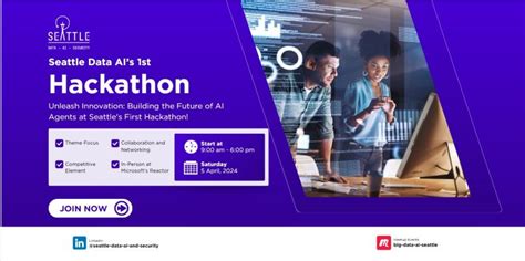 Thrilled To Join The Seattledata Ai And Security Hackathon On April 5th