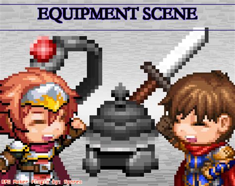 RPG Maker MV MZ Equip Scene By Synrec